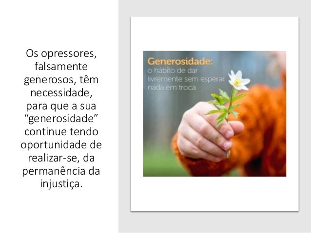 A relação íntima entre opressores e oprimidos