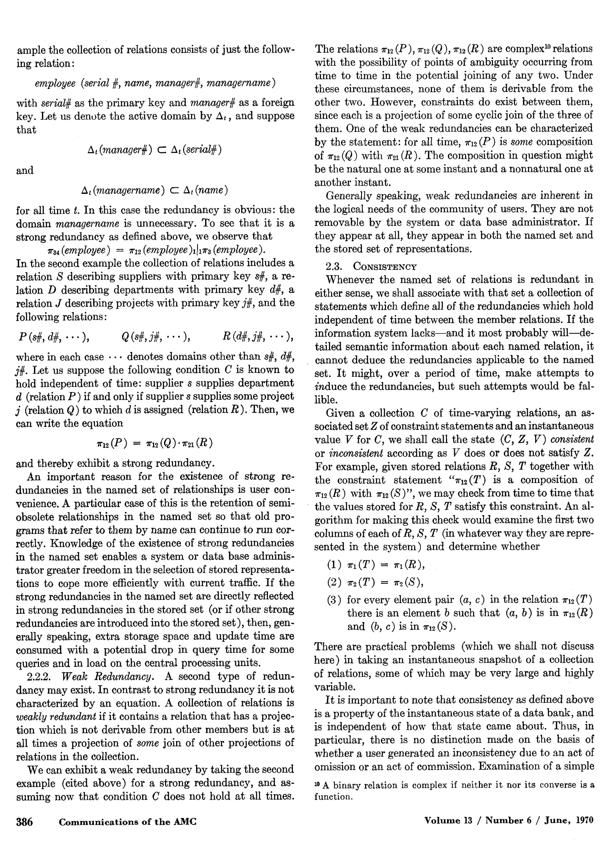 A relational model of data for large shared data banks | PDF