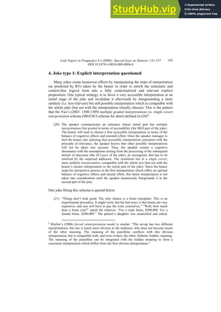 A Relevance-Theoretic Classification Of Jokes | PDF | Pop Culture