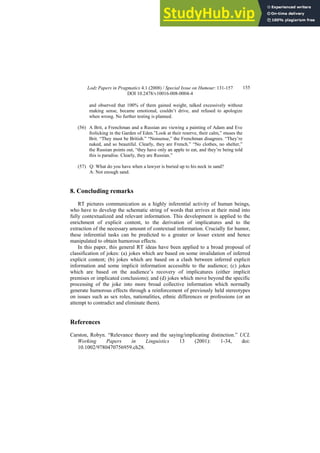 A Relevance-Theoretic Classification Of Jokes | PDF | Pop Culture