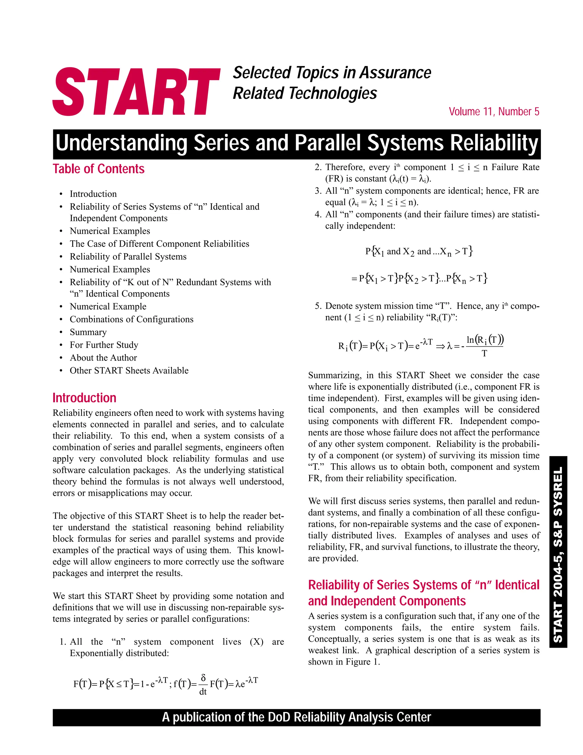 AReliability of Series Parallel systems.pdf