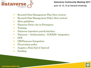 Evolution of Cariniana Network Data Repository | PDF | Technology ...