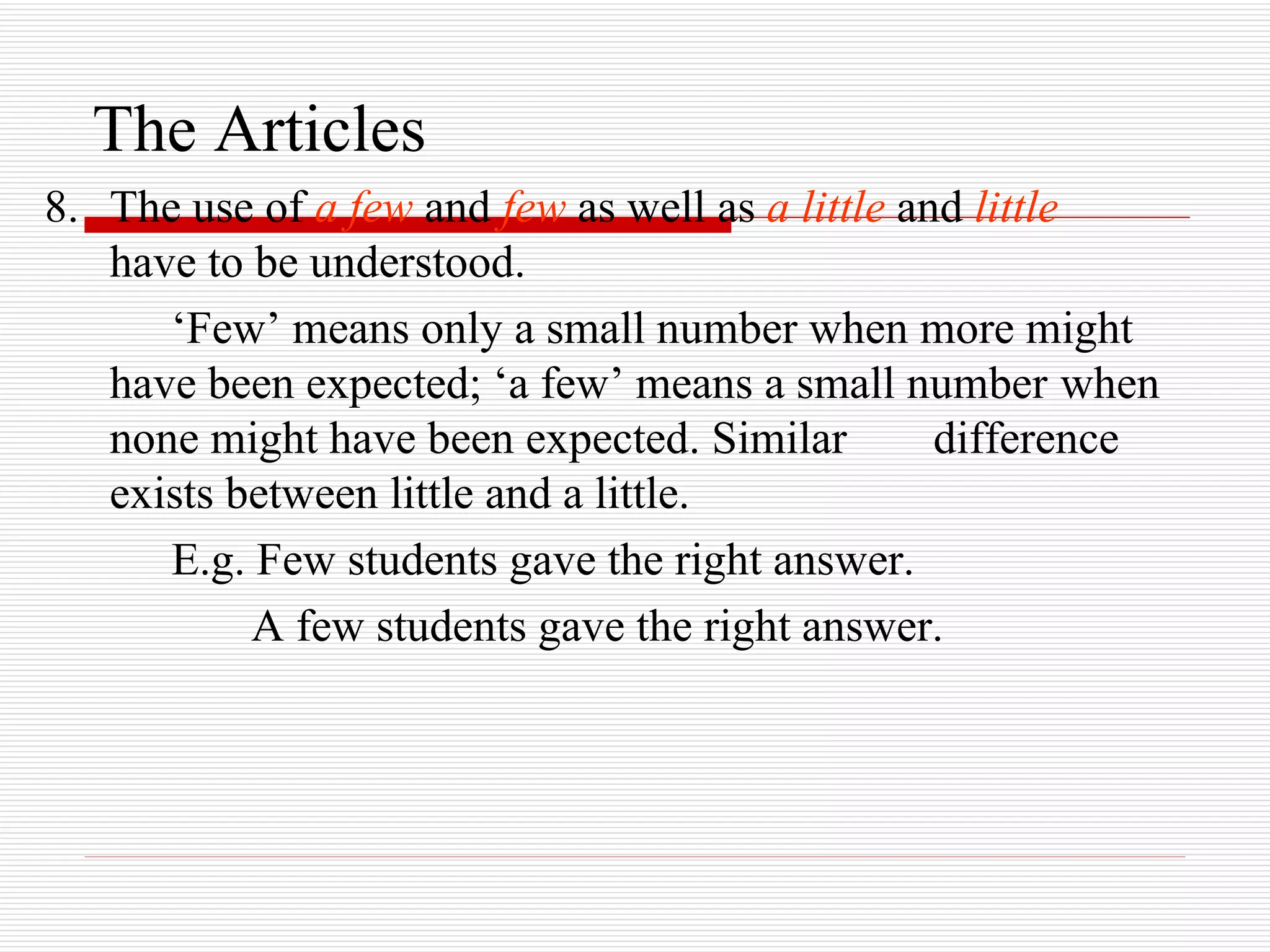 A remedial english grammar chp 1 articles | PPT