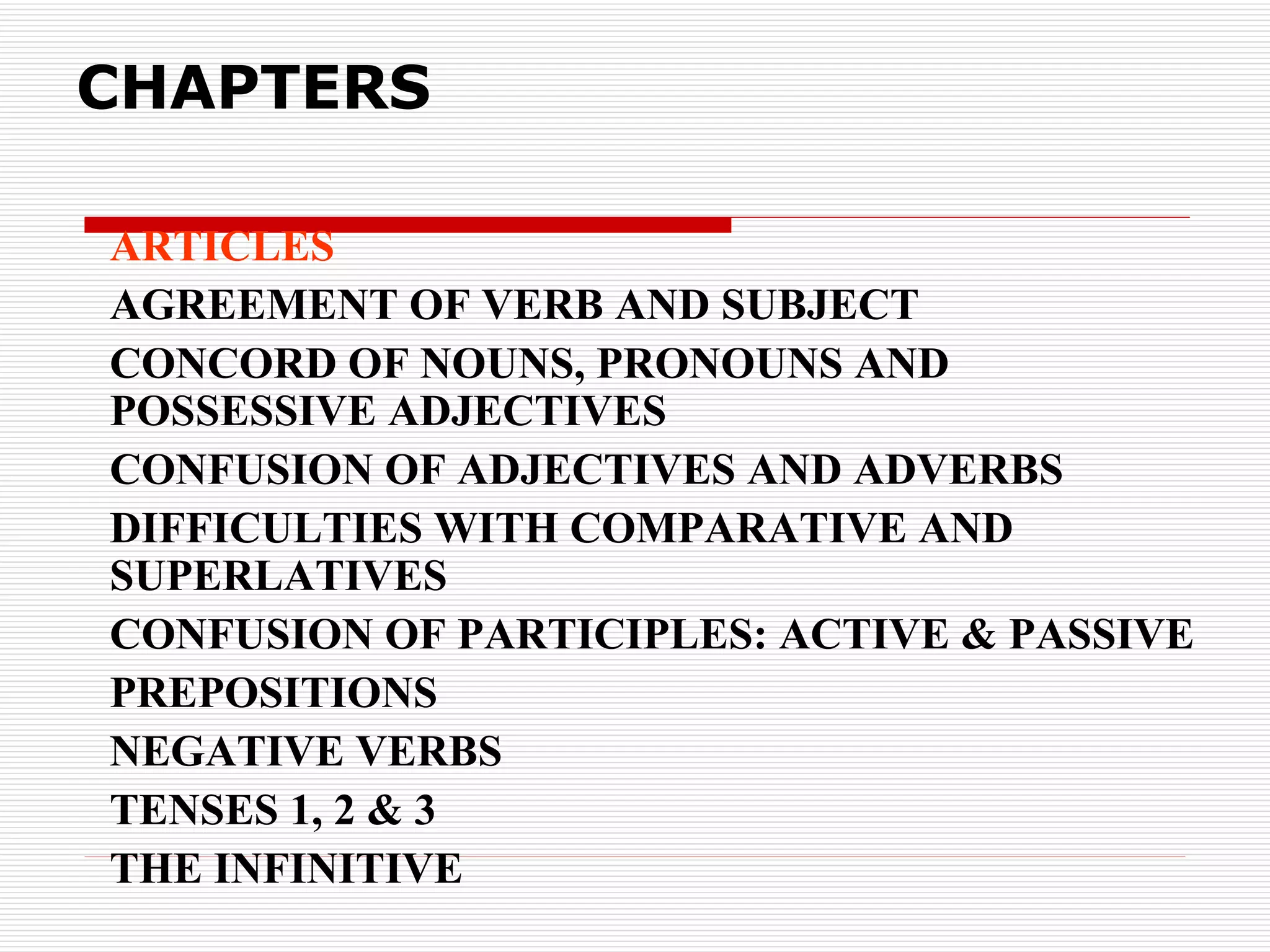 A remedial english grammar chp 1 articles | PPT