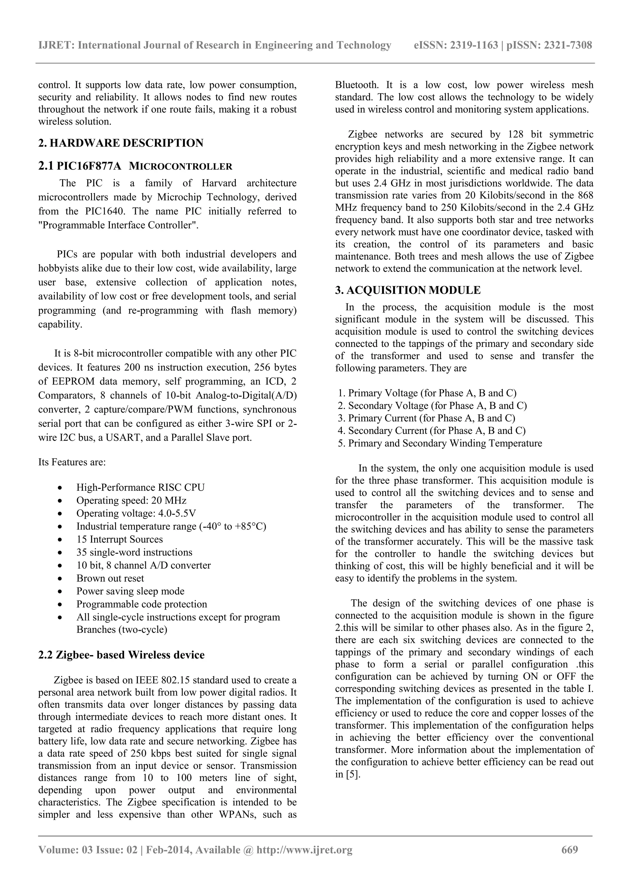 A Remote Monitoring System For A Three Phase 10 Kva Switchable