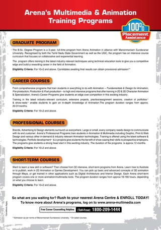 Arena animation-brochure | PDF