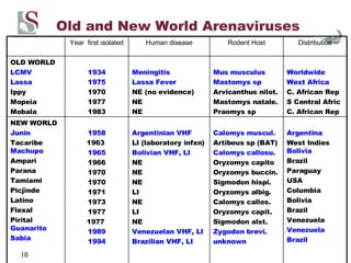 Arenaviruses | PPT