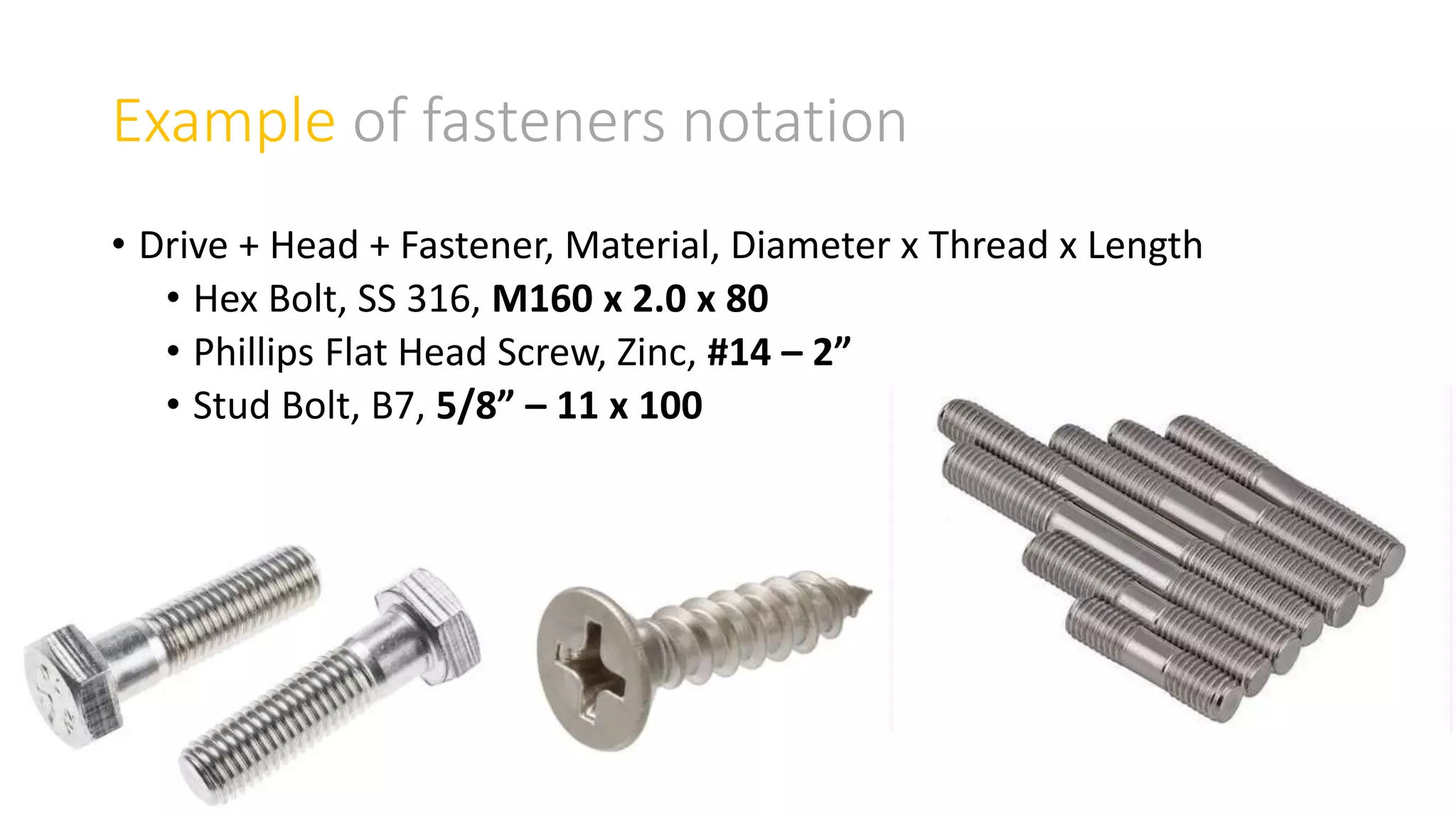 Measuring Fasteners | PPTX
