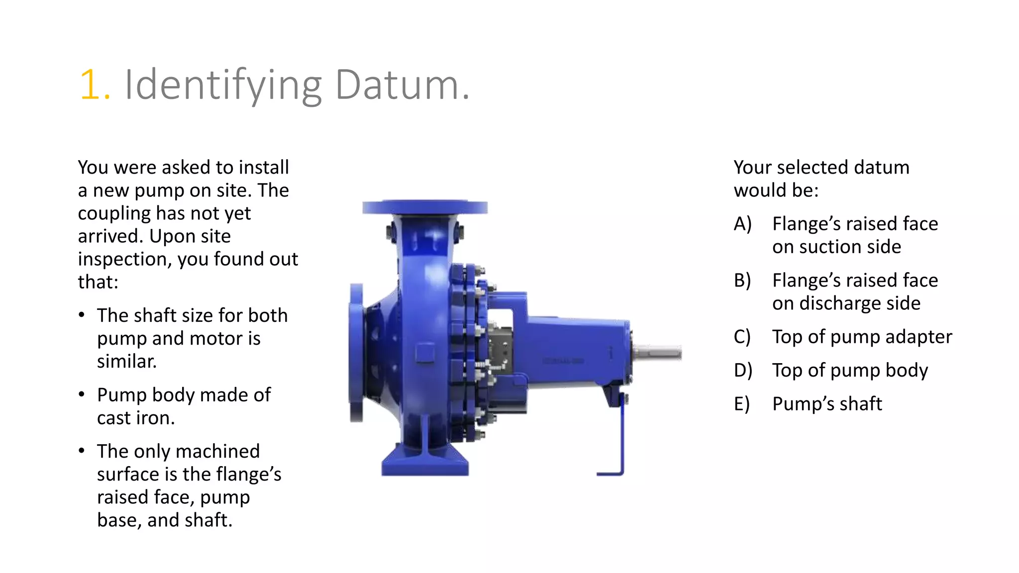 Heating Oil Pump Coupling Alignment | PPTX