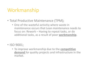 Workmanship and Mutual Understanding | PPTX