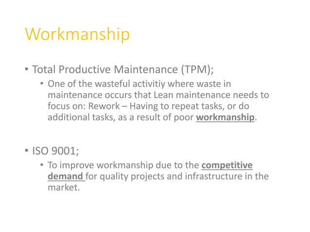 Workmanship and Mutual Understanding | PPTX | Home Improvement | Home & Garden