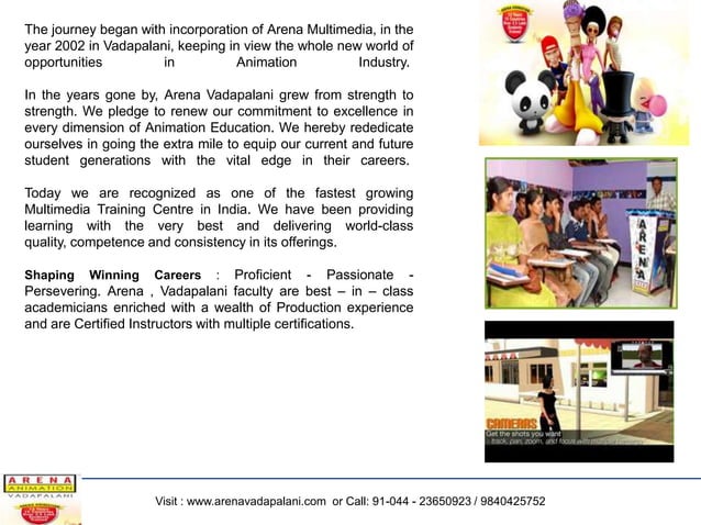 Arena ppt | PPTX | Computer Animation | Computer Software and Applications