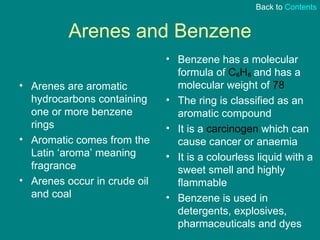 Arenes - Benzene | PPT