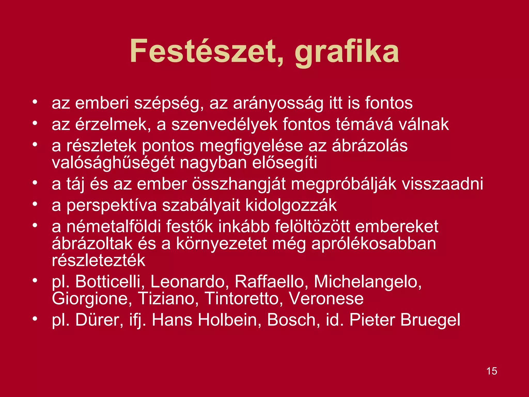 A reneszánsz és a humanizmus | PPT