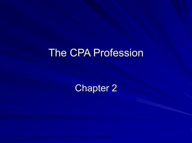 Arens_Chapter02.ppt audit standers cpa profession | PPT | Business Accounting & Finance | Business