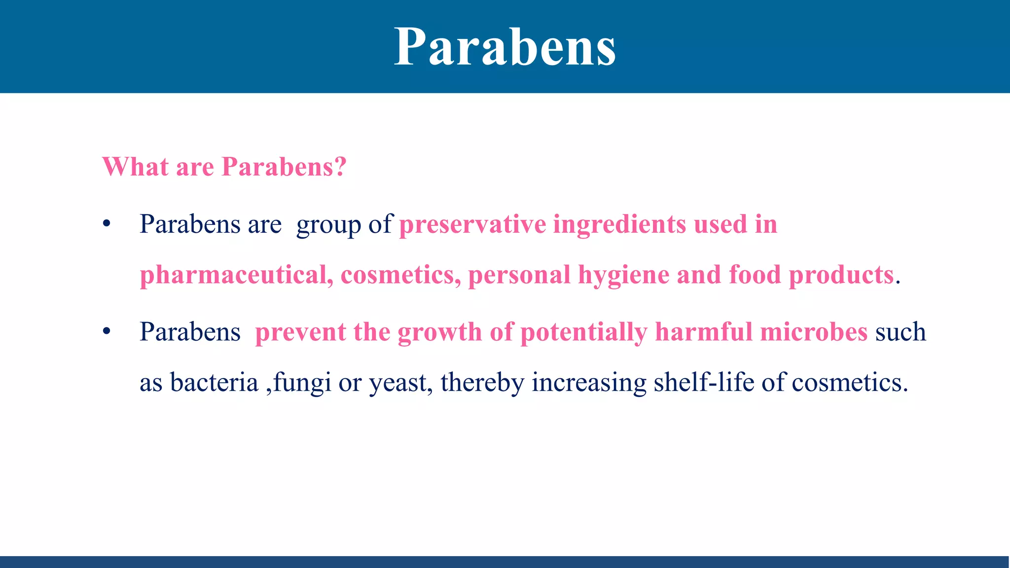 Are parabens safe? | PPTX
