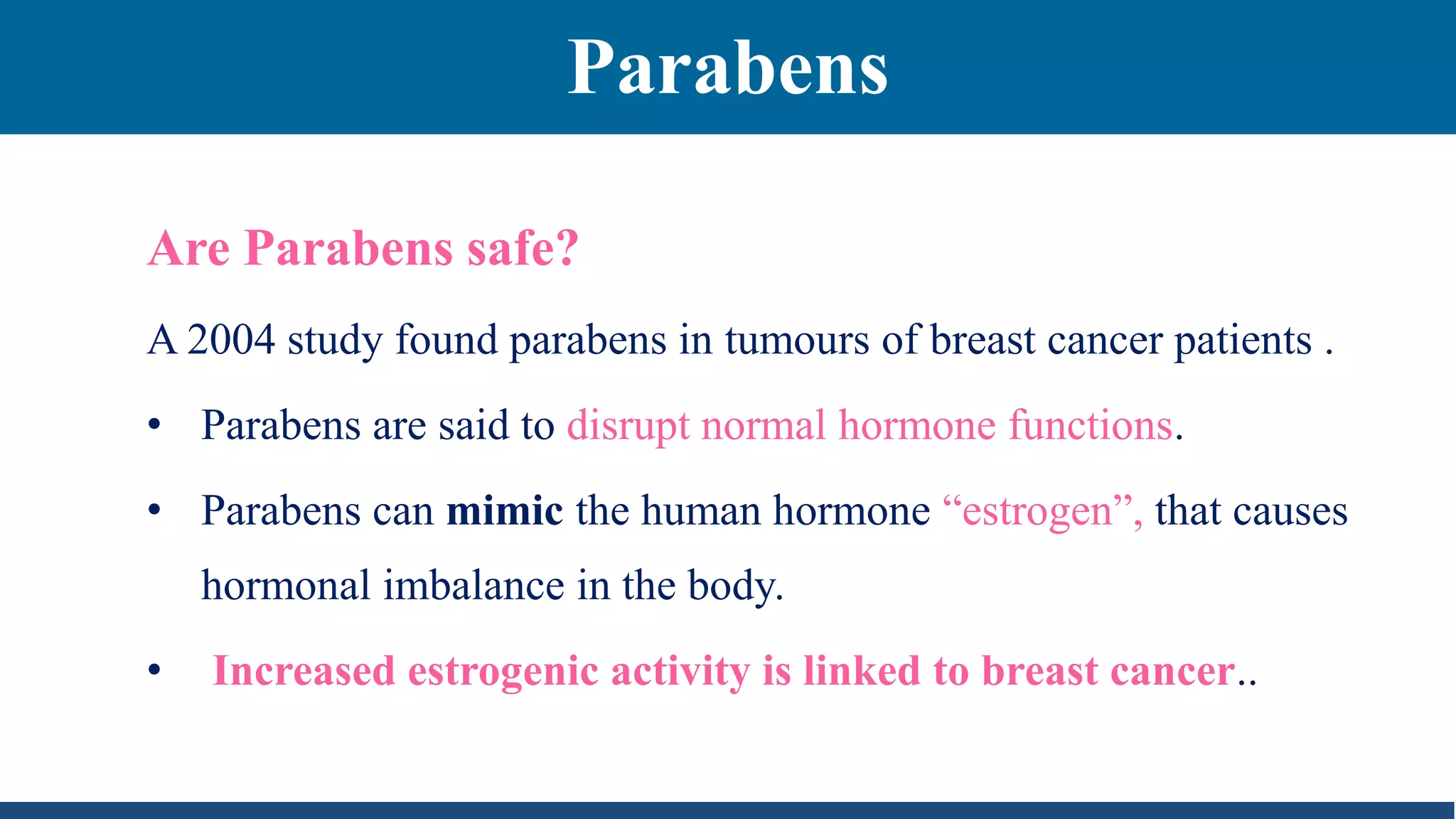 Are parabens safe? | PPTX