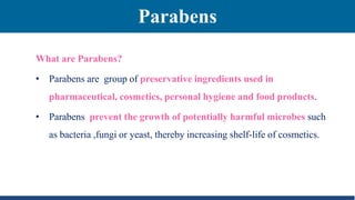 Are parabens safe? | PPTX