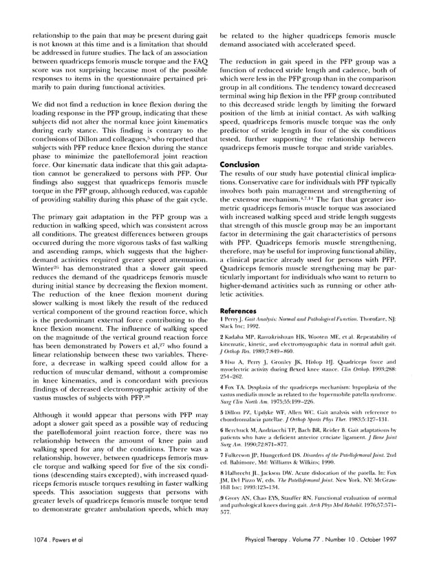 Are patellofemoral pain and qs muscle torque associated with locomotor ...