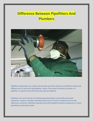 Are pipefitters in demand in the usa | PDF