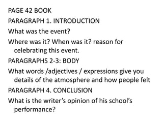 A report of an event | PPT