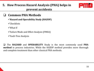 A report on accident scenarios in process plants & how hazop can take ...