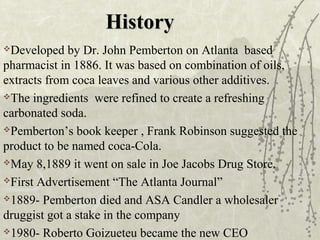 Coca Cola Company | PPT