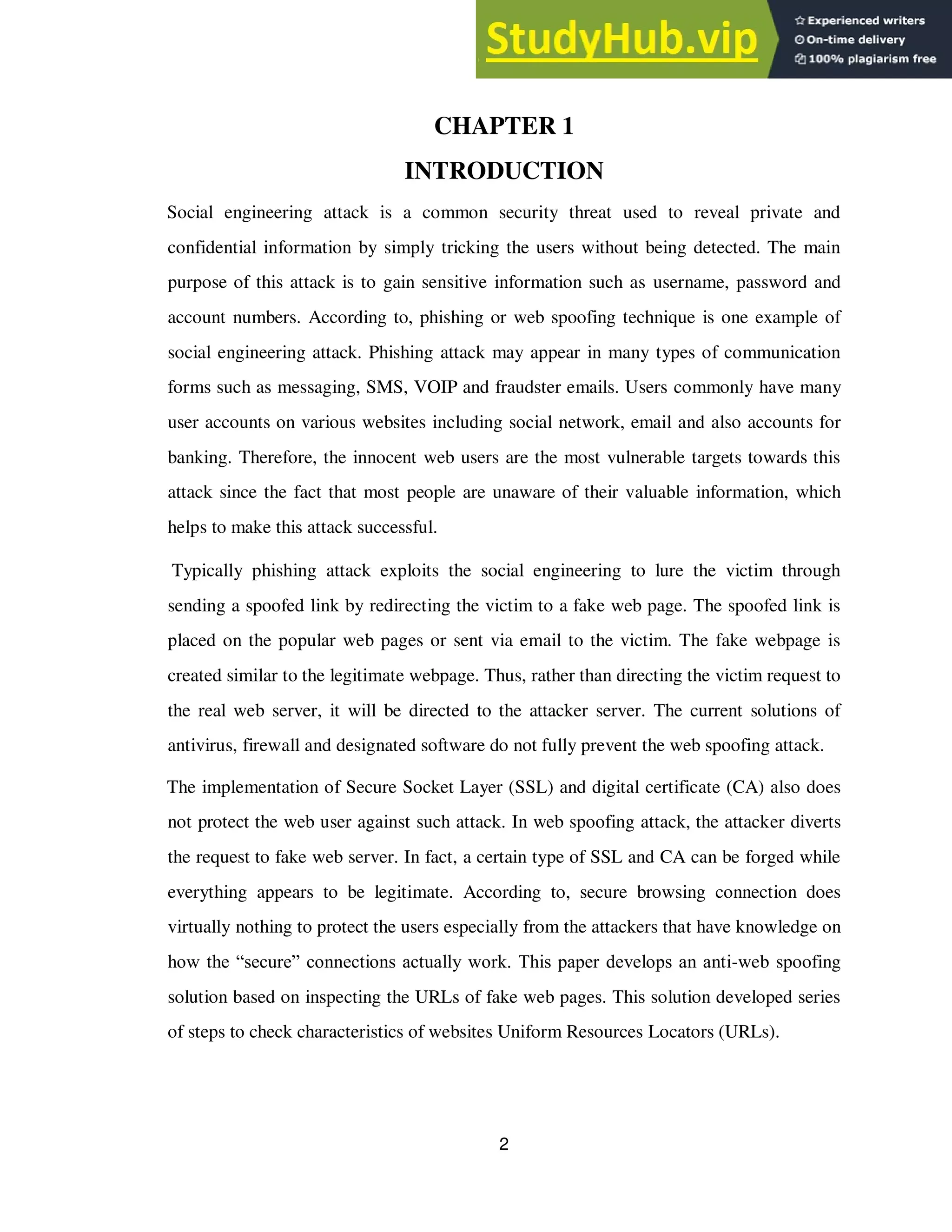 A REPORT On DETECTION OF PHISHING WEBSITE USING MACHINE LEARNING | PDF