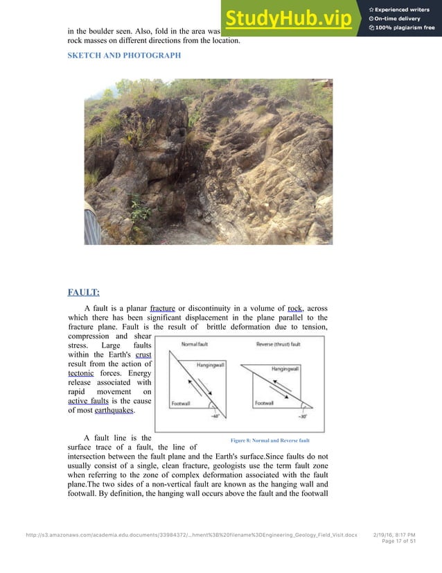 A Report On Field Visit To Malekhu | PDF | Geology | Science