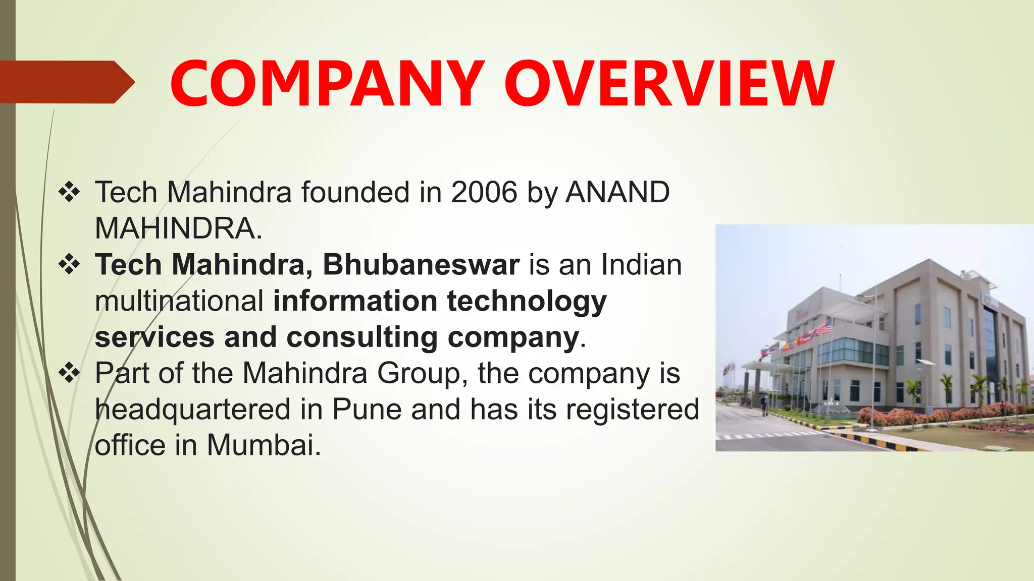 A REPORT ON INDUSTRIAL VISIT TO TECH MAHINDRA.pptx