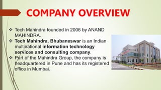 A REPORT ON INDUSTRIAL VISIT TO TECH MAHINDRA.pptx
