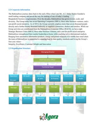 A report on supply chain of agora in bangladesh | PDF