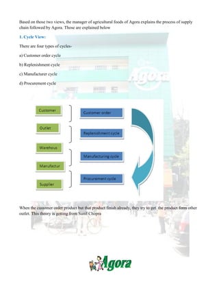 A report on supply chain of agora in bangladesh | PDF