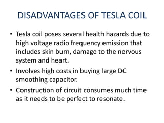 A REPORT ON TESLA COIL - Altamash Ansari.pptx