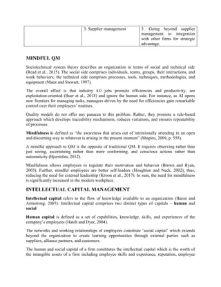 Are QM models aligned with Industry 4.docx | Mechanical and Industrial Engineering Industry ...