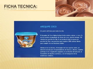Arequipe de coco | PPTX