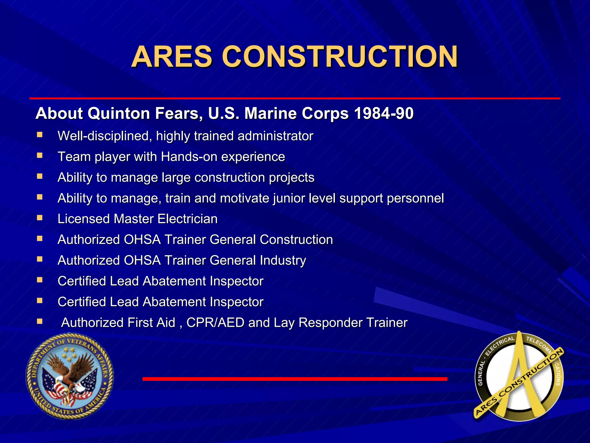 Ares Construction | PPT
