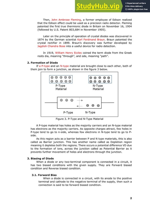 A Research Assignment On Diode | PDF | Consumer Electronics | Technology & Computing