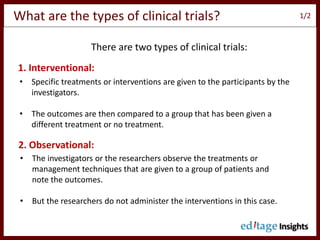 A researcher's guide to understanding clinical trials | PPT