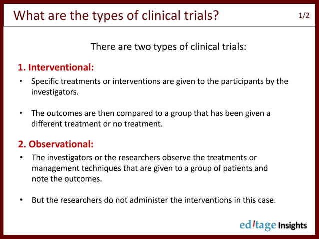 A researcher's guide to understanding clinical trials | PPT