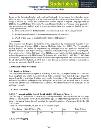 A Research Of English Article Errors In Writings By Chinese ESL ...