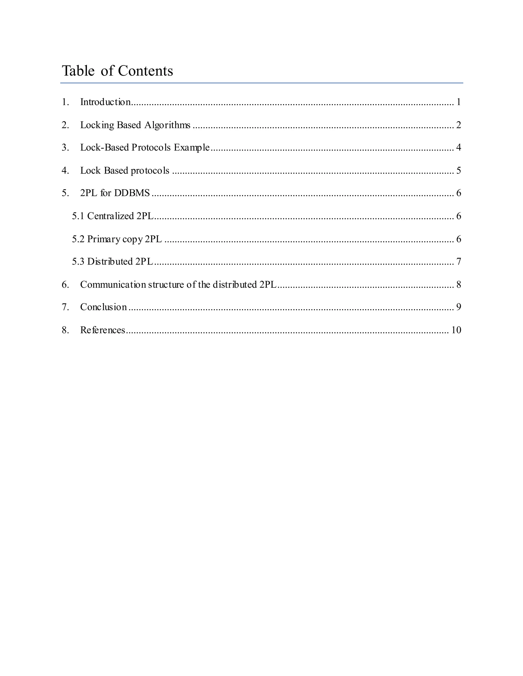 Locking Base Concurrency Control Docx