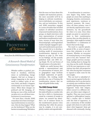 A Research-Based Model of Consciousness Transformation | PDF
