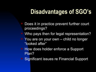 Are sgo's a minefield worth crossing 2.1 | PPT