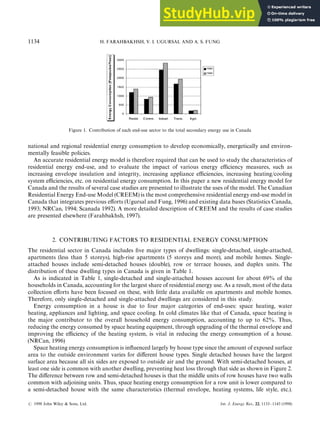 A Residential End-Use Energy Consumption Model For Canada | PDF