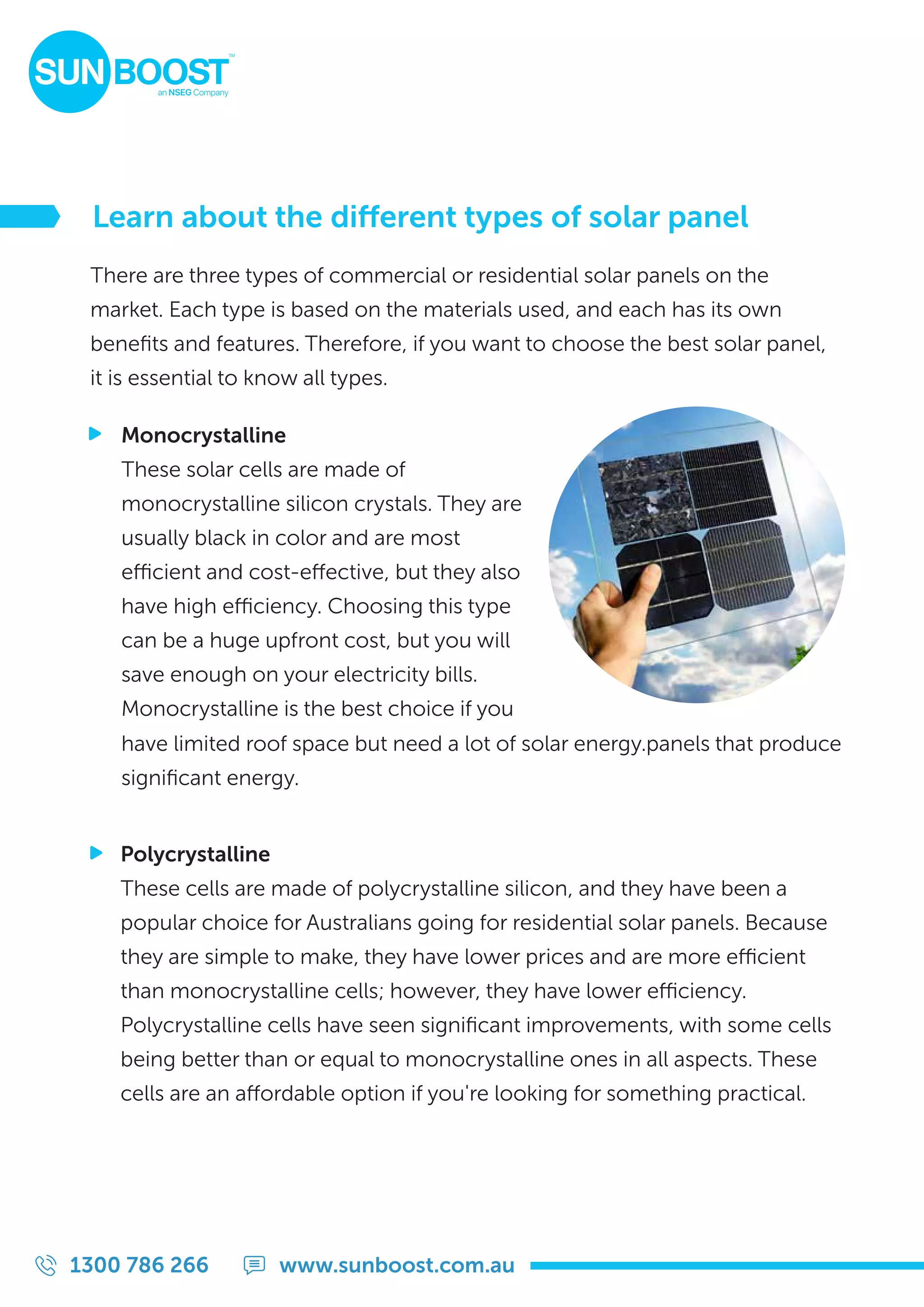 A residential solar panel guide. | PDF