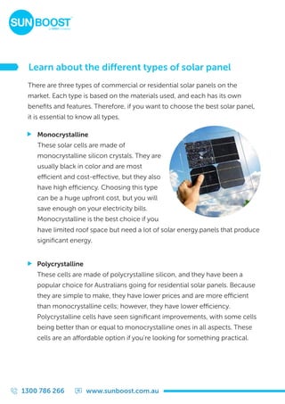 A residential solar panel guide. | PDF