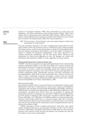 A resource based view of the small firm | PDF