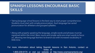 Spanish Lessons: The Best Way to Learn the Language? | PPTX | Education