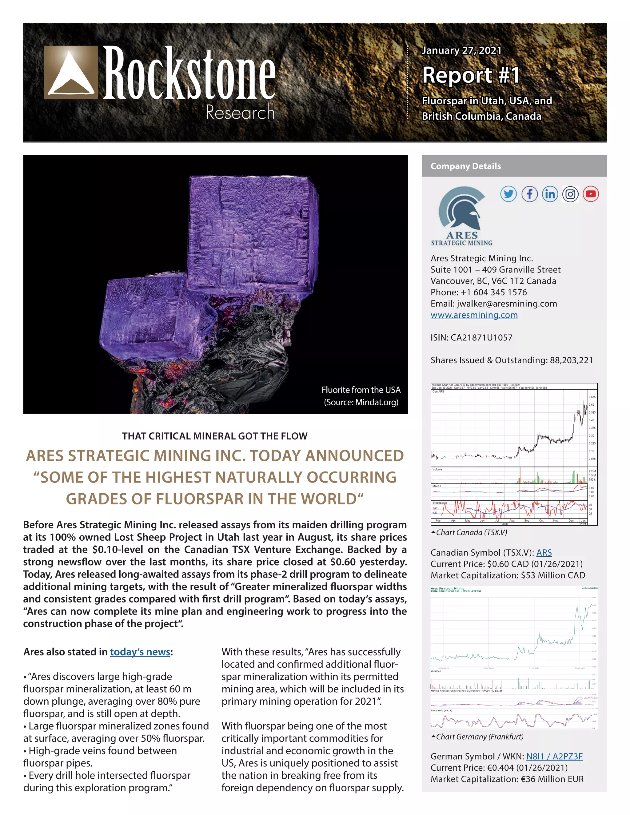 Fluorspar: That Critical Mineral Got The Flow | PDF